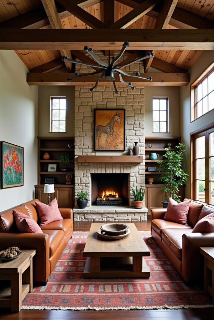 42 Rustic Farmhouse Fireplaces That Steal the Show