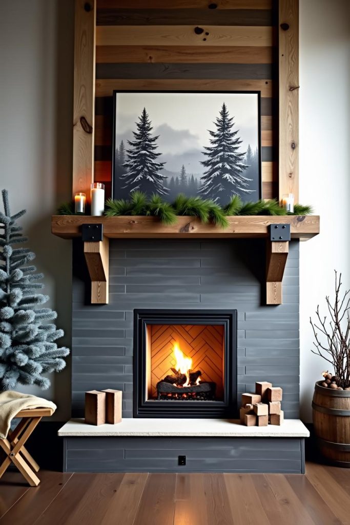 42 Rustic Farmhouse Fireplaces That Steal the Show