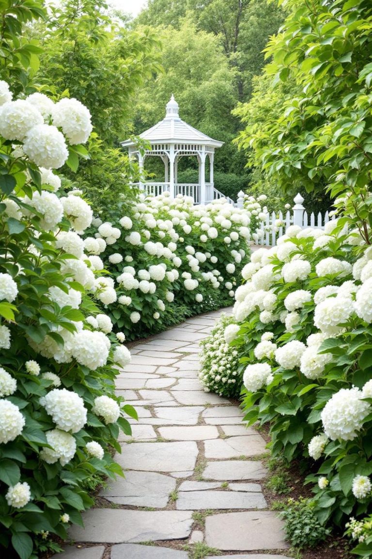 17 White Garden Ideas That Bring Peace and Purity Outdoors
