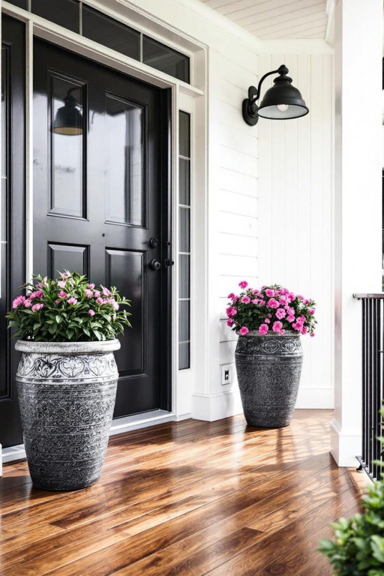 20 Front Porch Flower Pot Ideas for a Welcoming Entryway