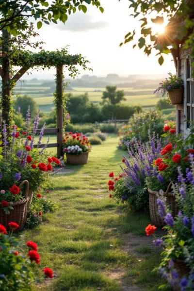 30 Beautiful Farm Garden Ideas Full of Rustic Charm