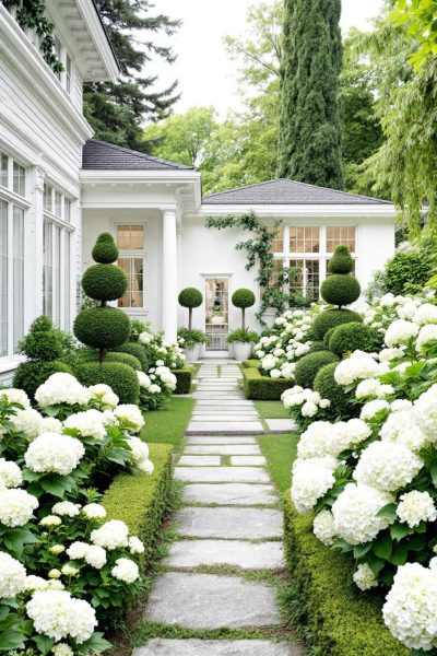 17 White Garden Ideas That Bring Peace and Purity Outdoors