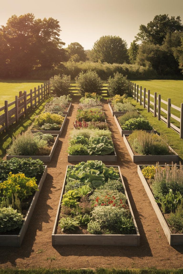 30 Beautiful Farm Garden Ideas Full of Rustic Charm