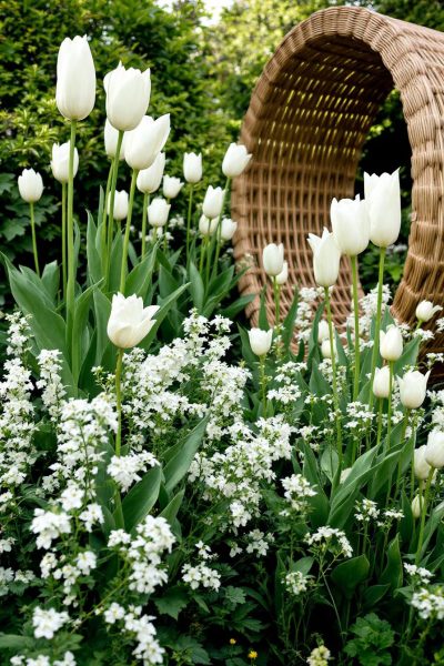 17 White Garden Ideas That Bring Peace and Purity Outdoors