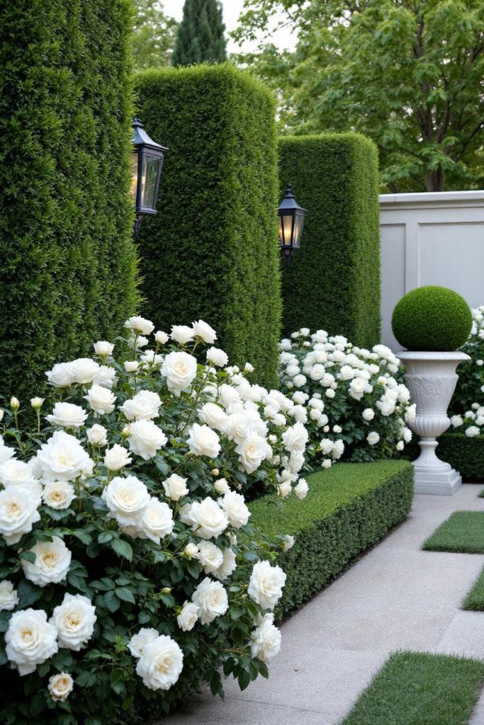 17 White Garden Ideas That Bring Peace and Purity Outdoors