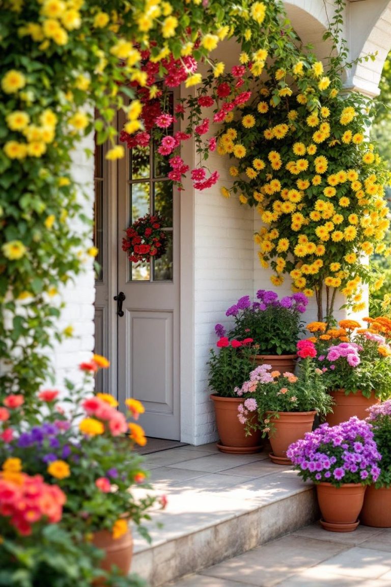 20 Front Porch Flower Pot Ideas for a Welcoming Entryway