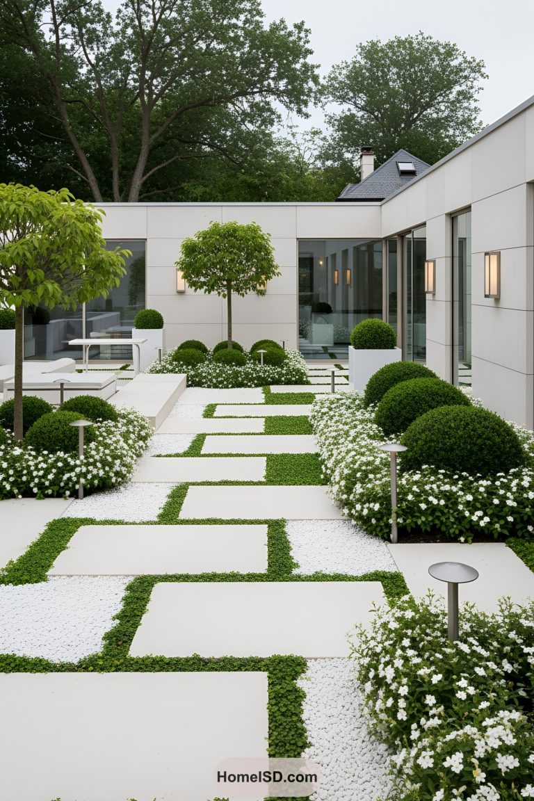 22 White Stone Garden Ideas to Rock Your Landscape