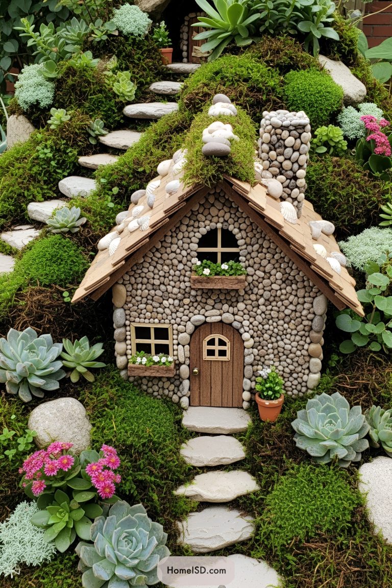 20 Fairy Houses With Natural Materials That Will Make You Believe In Magic