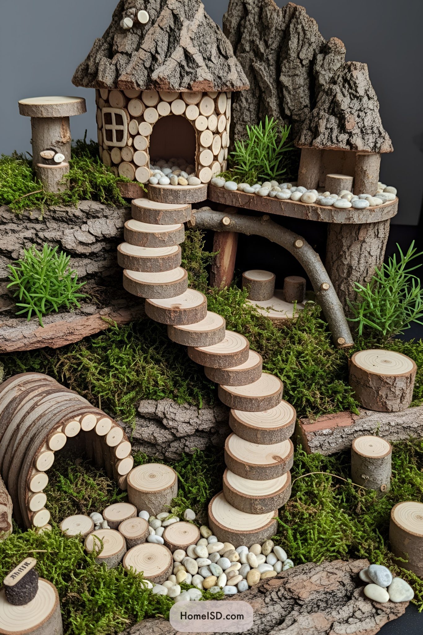 20 Fairy Houses With Natural Materials That Will Make You Believe In Magic
