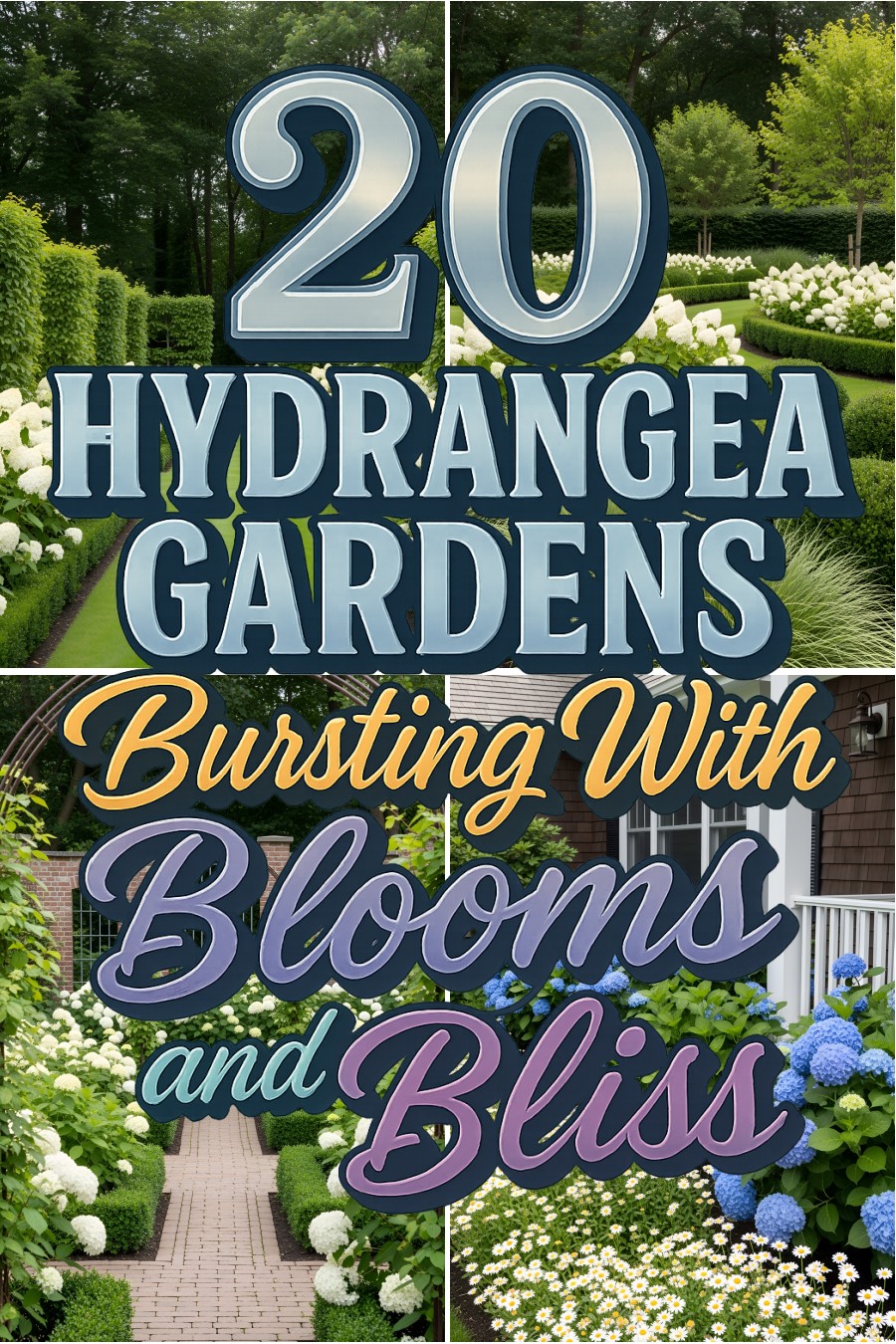 20 Hydrangea Gardens Bursting With Blooms and Bliss