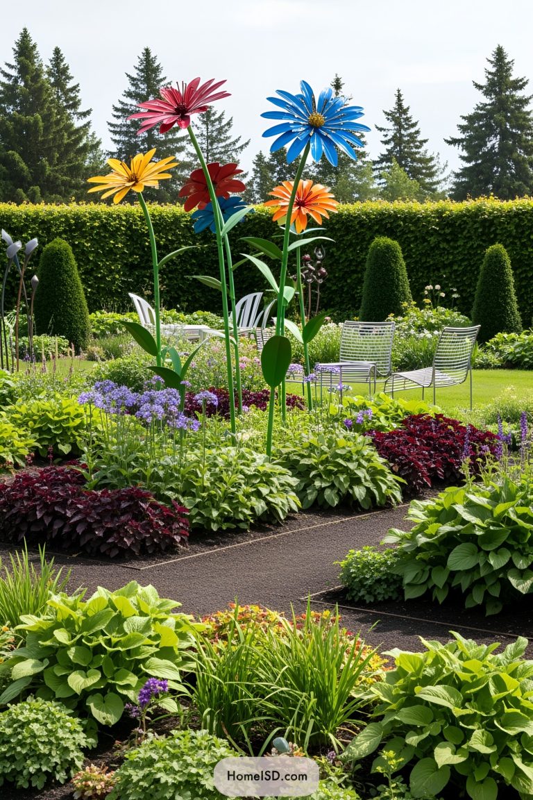 24 Unique Garden Art Ideas That Will Make Your Neighbors Jealous