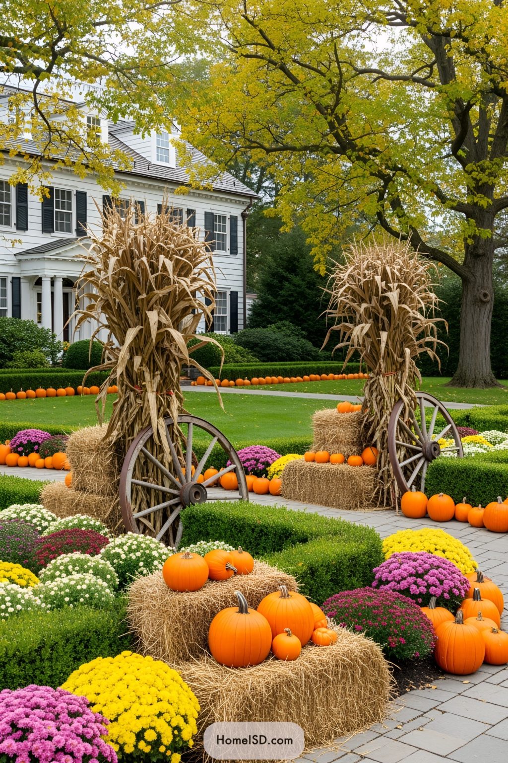 18 Fall Garden Decor Ideas That Are Unbe-leaf-ably Charming