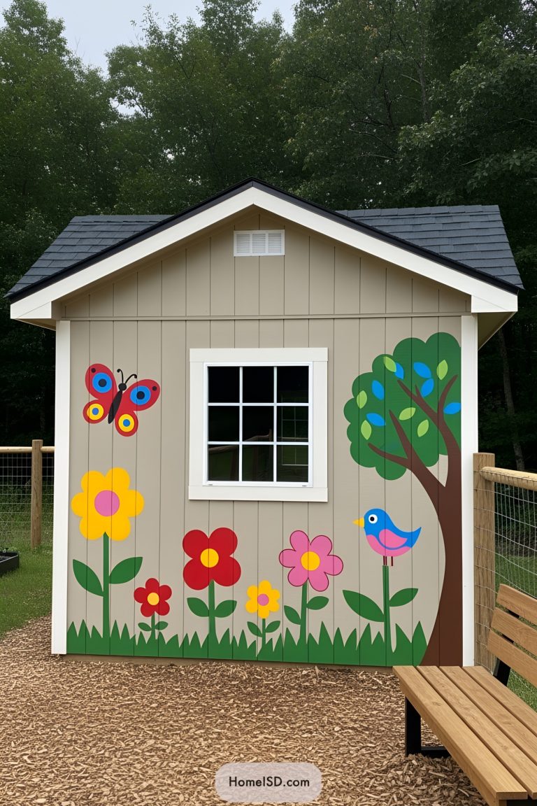 24 Outdoor Shed Murals That Wow