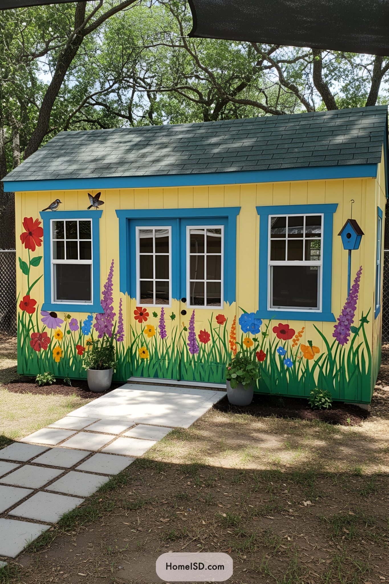 24 Outdoor Shed Murals That Wow