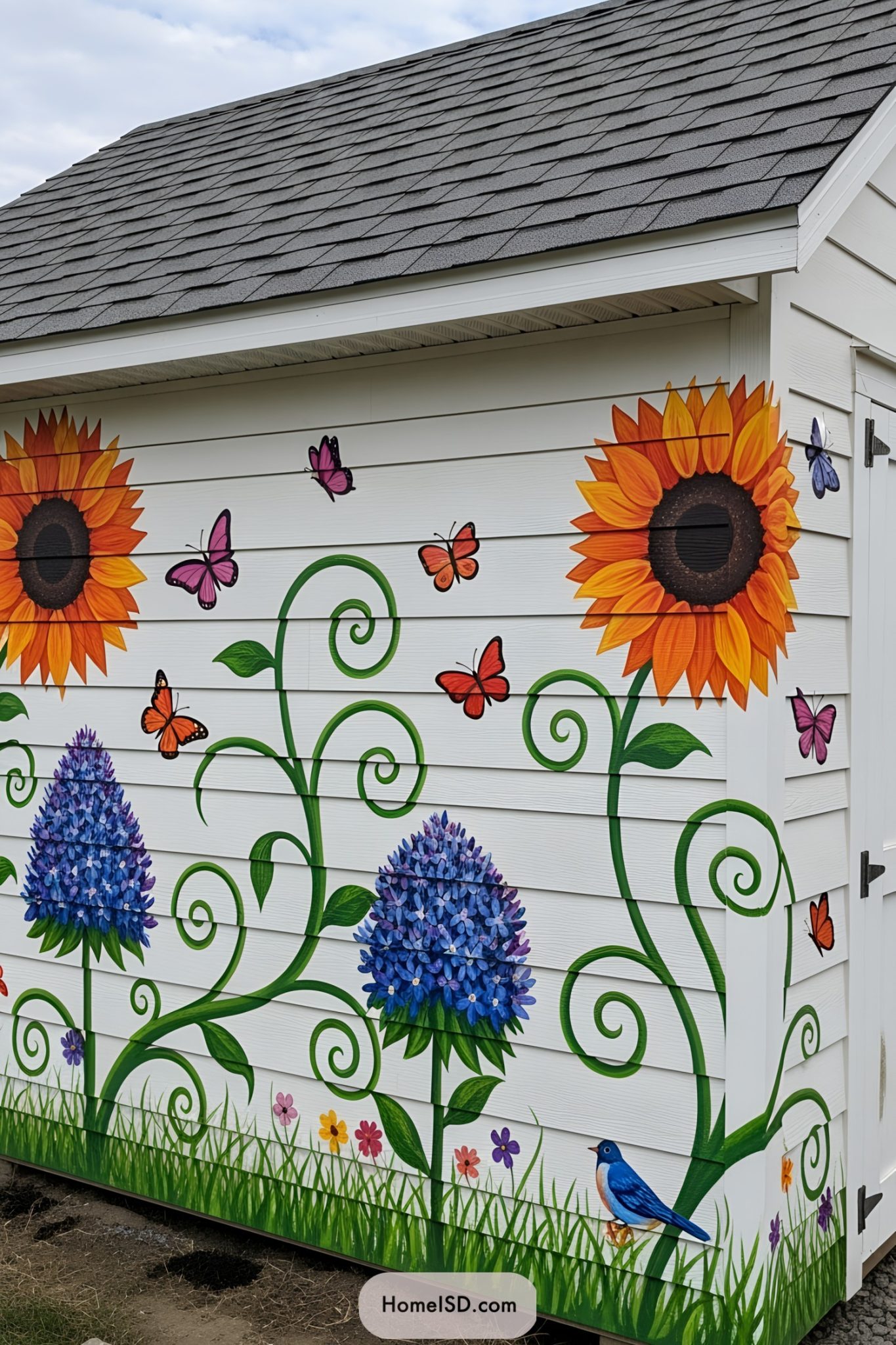 24 Outdoor Shed Murals That Wow