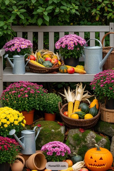 18 Fall Garden Decor Ideas That Are Unbe-leaf-ably Charming