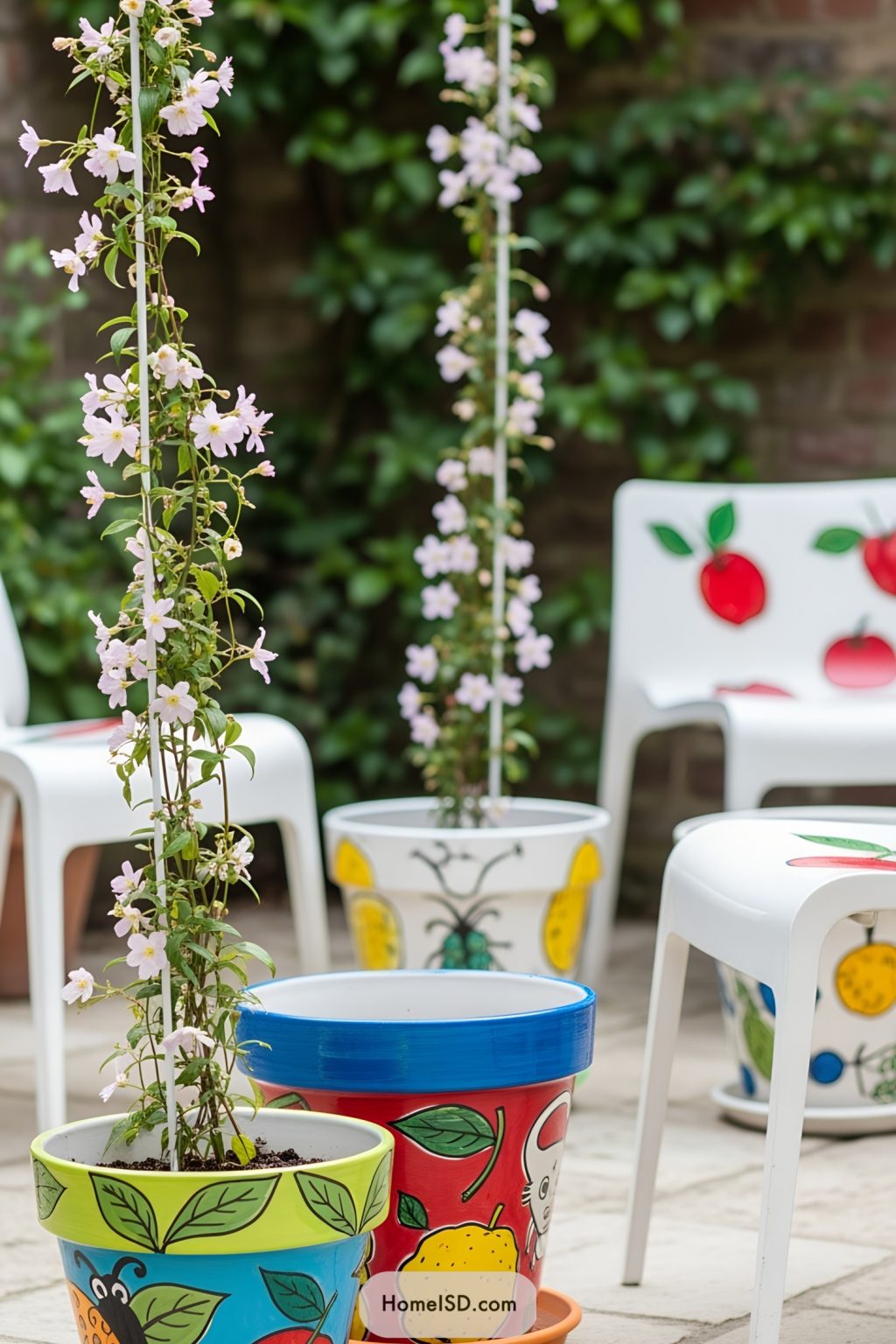 25 Painted Flower Pot Designs for a Pot-tastic Garden Transformation