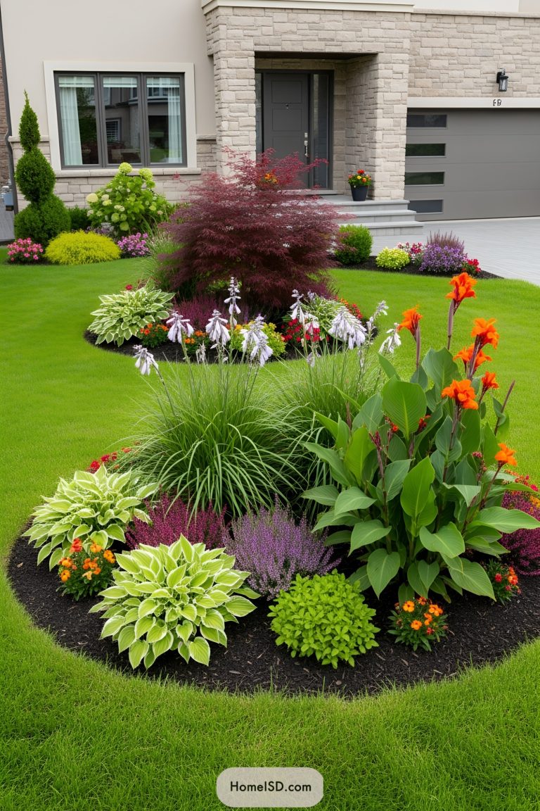 24 Front Garden Flower Beds That Will Make Your Neighbors Jealous