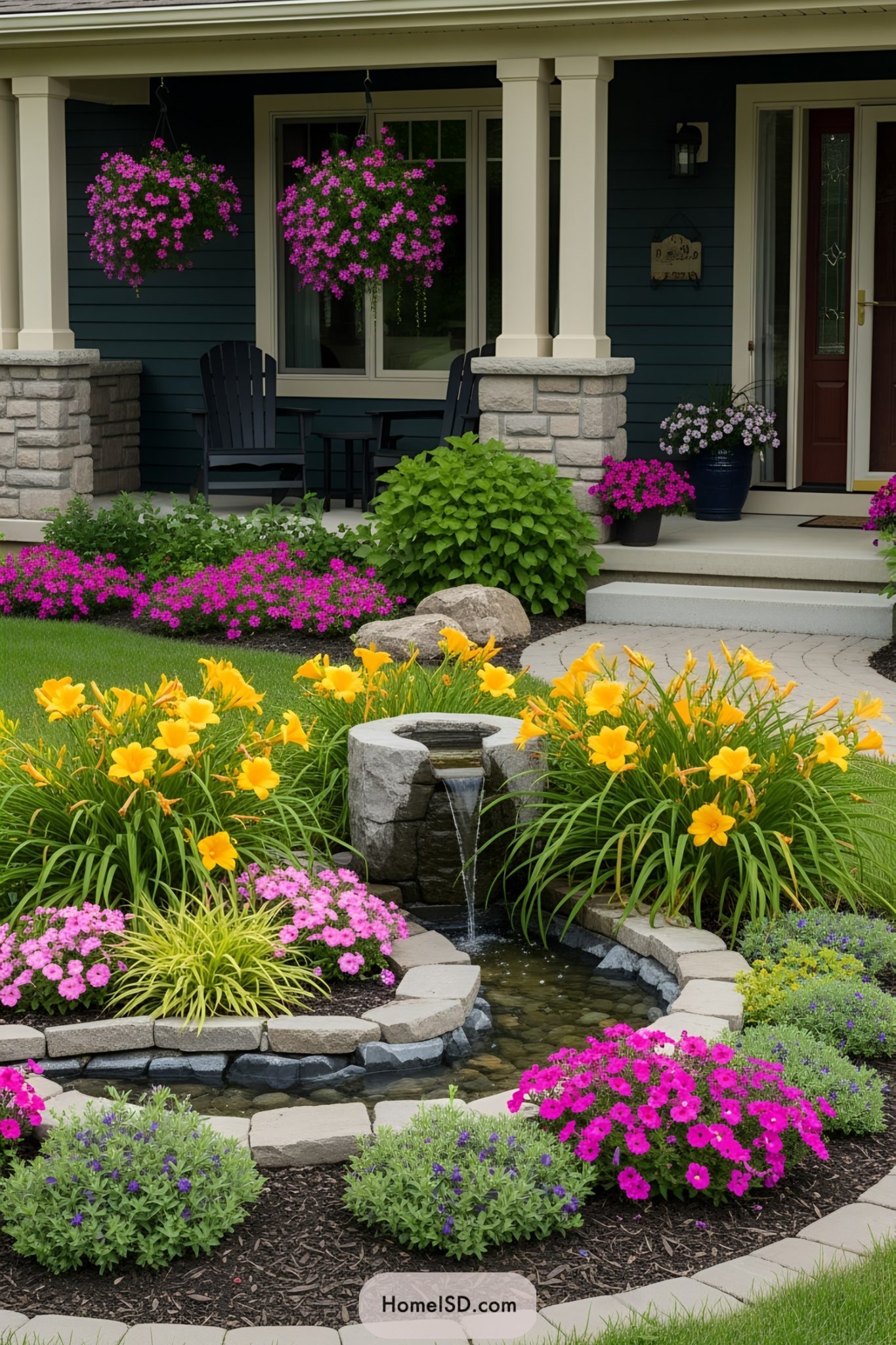 24 Front Garden Flower Beds That Will Make Your Neighbors Jealous