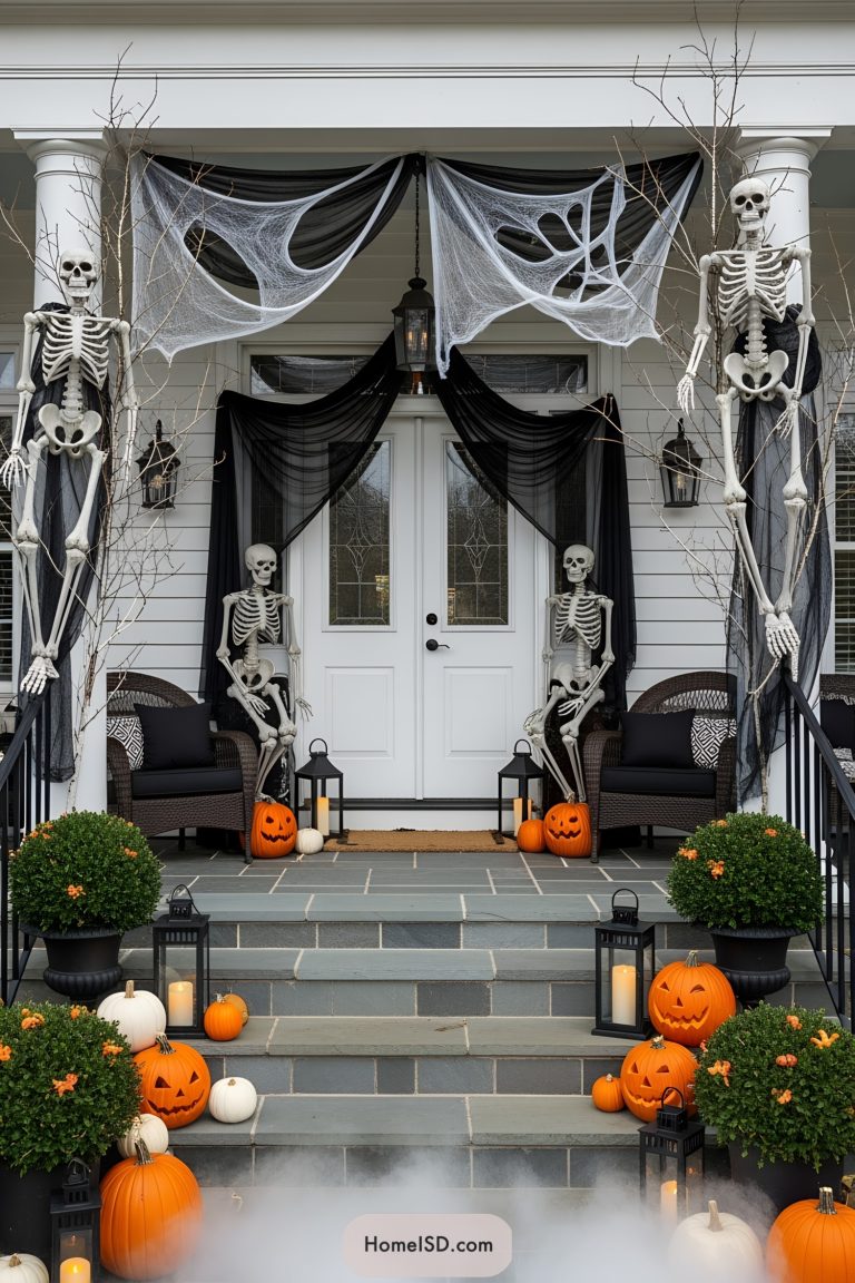 19 Halloween Porch Ideas to Spook and Delight