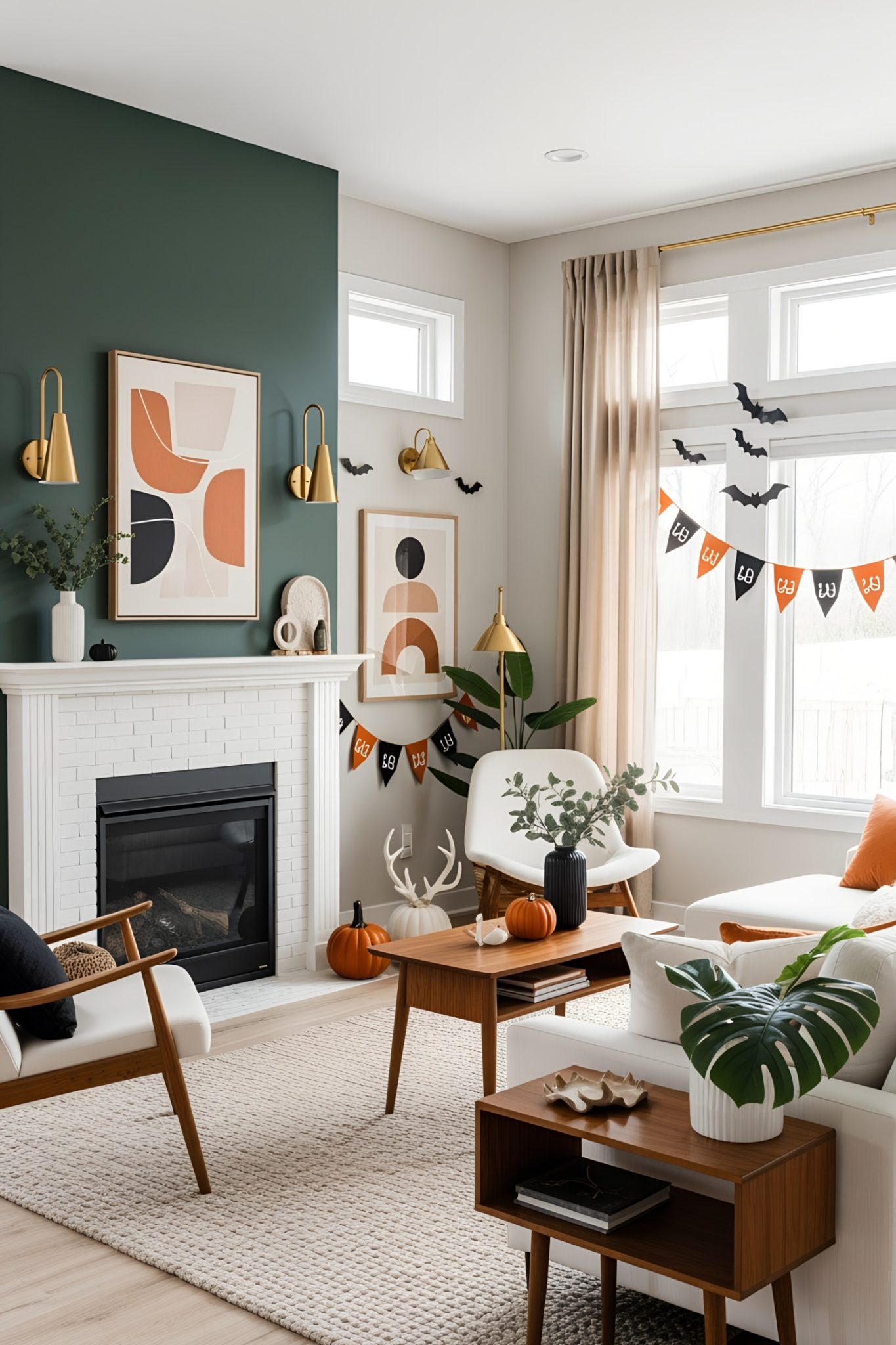 17 Halloween Living Room Ideas That Will Haunt Your Home with Style