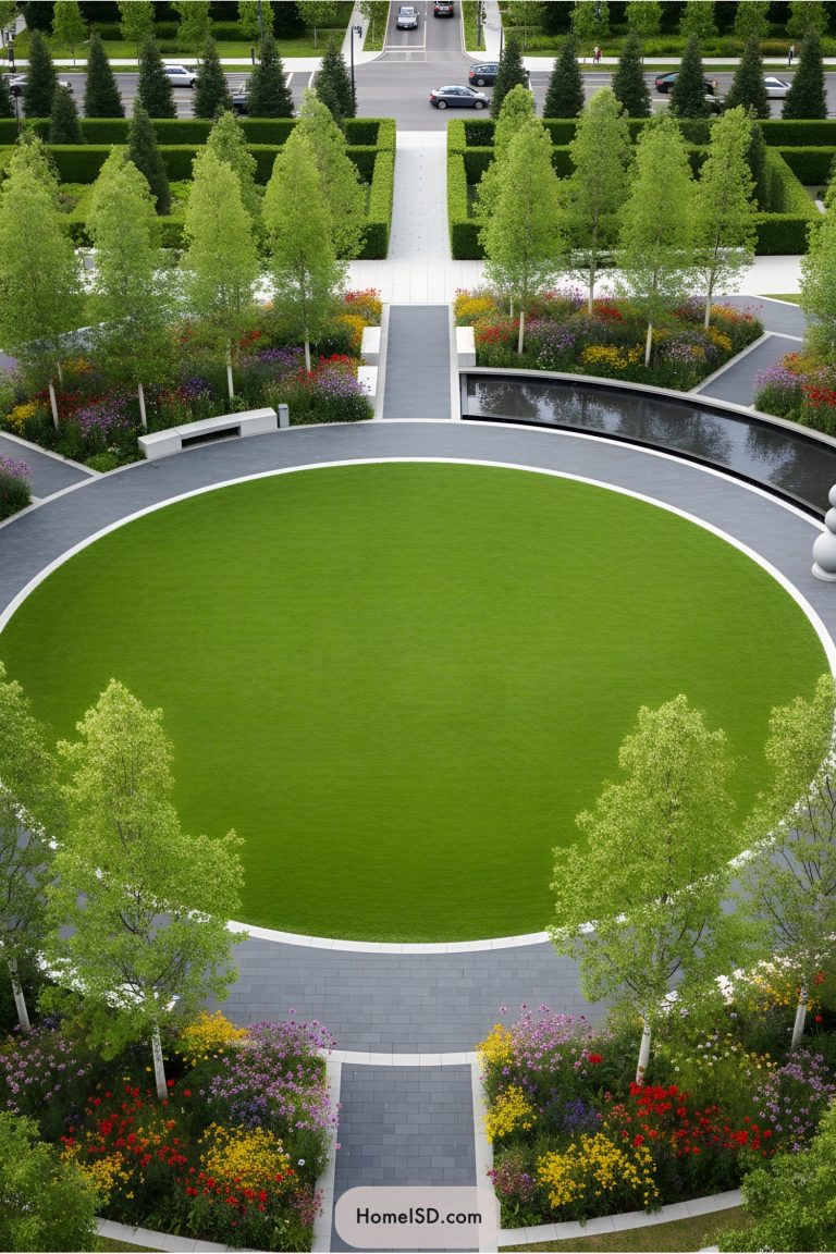 27 Circle Landscape Designs with Natural Flow