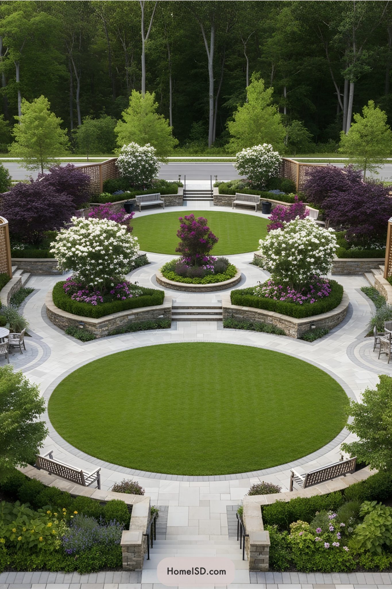 27 Circle Landscape Designs with Natural Flow