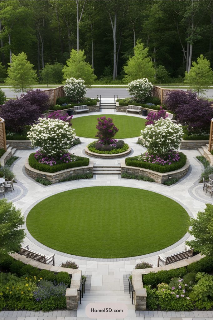 27 Circle Landscape Designs with Natural Flow