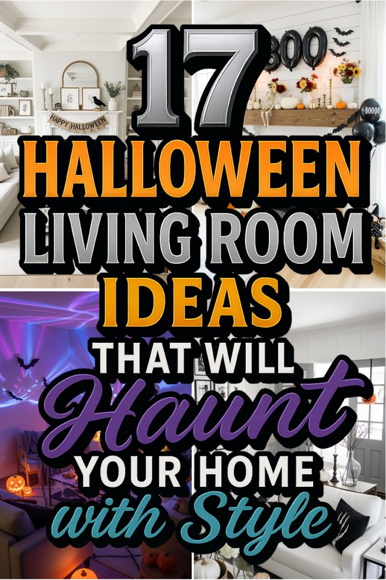 17 Halloween Living Room Ideas That Will Haunt Your Home with Style