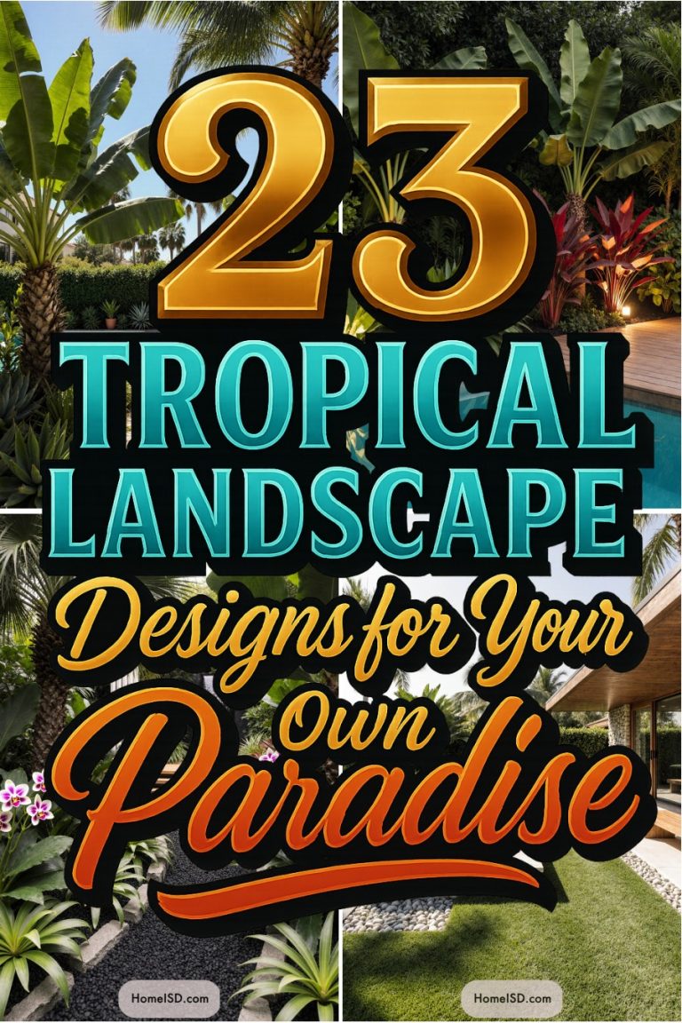 23 Tropical Landscape Designs for Your Own Paradise