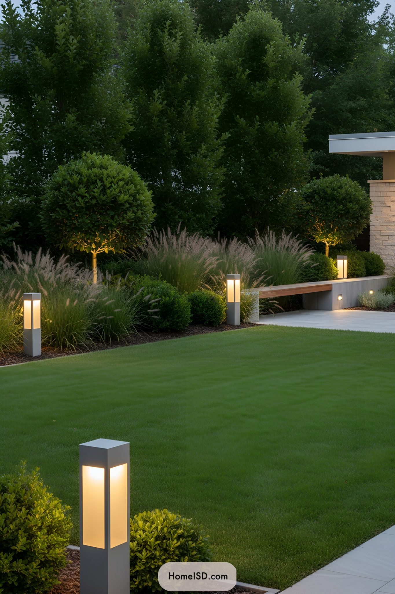 25 Landscape Lighting Designs for Glowing Gardens