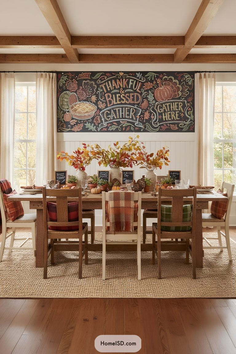 17 Thanksgiving Chalkboard Art Ideas That Gobble Up Attention