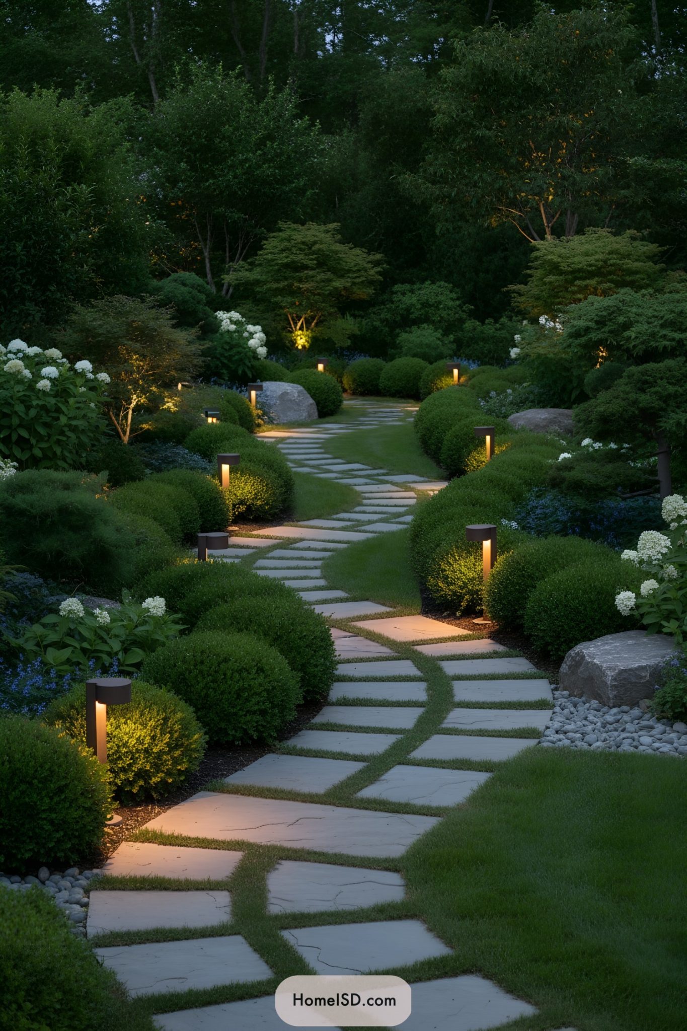 25 Landscape Lighting Designs for Glowing Gardens