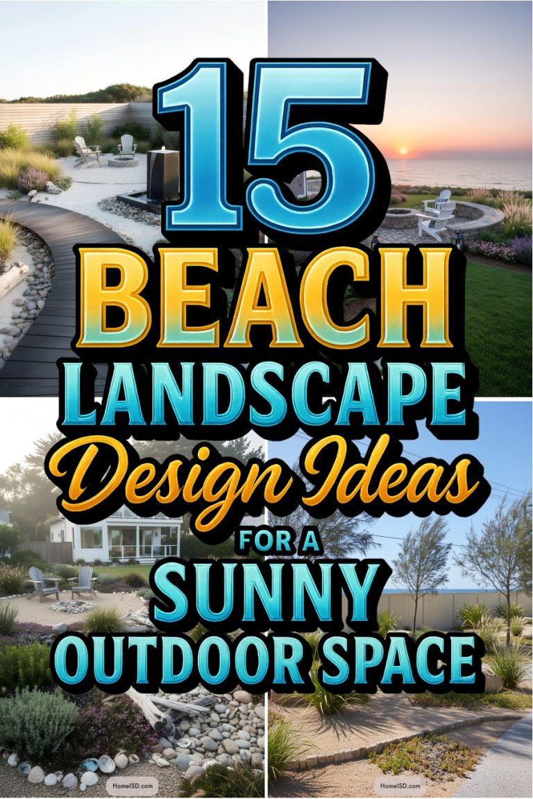 15 Beach Landscape Design Ideas for a Sunny Outdoor Space