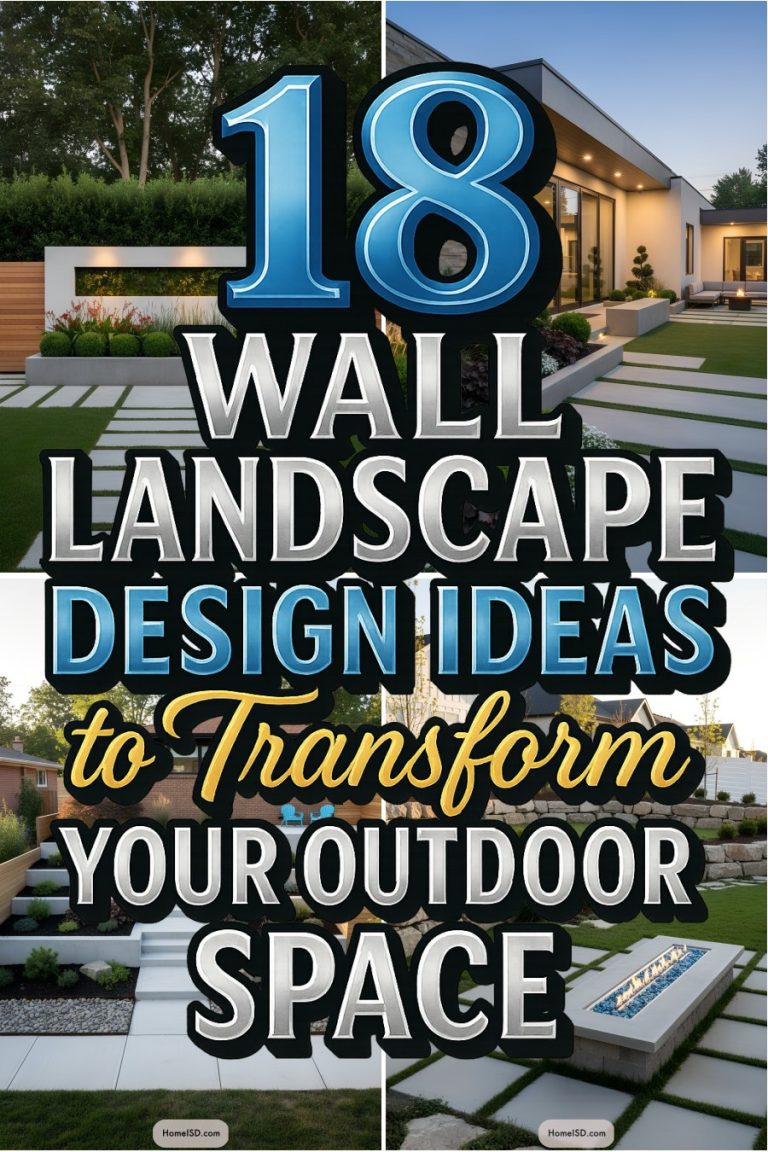 18 Wall Landscape Design Ideas to Transform Your Outdoor Space