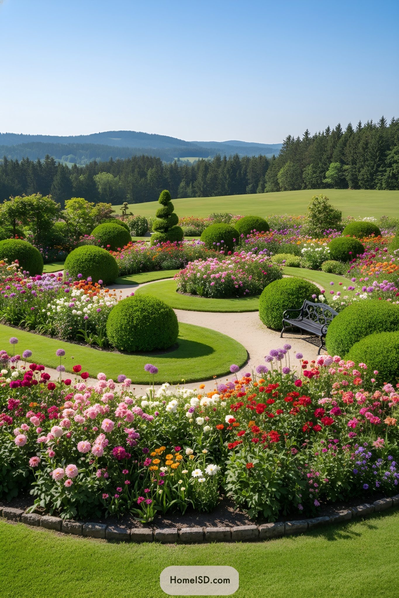 21 Beautiful Flower Gardens That Burst with Color
