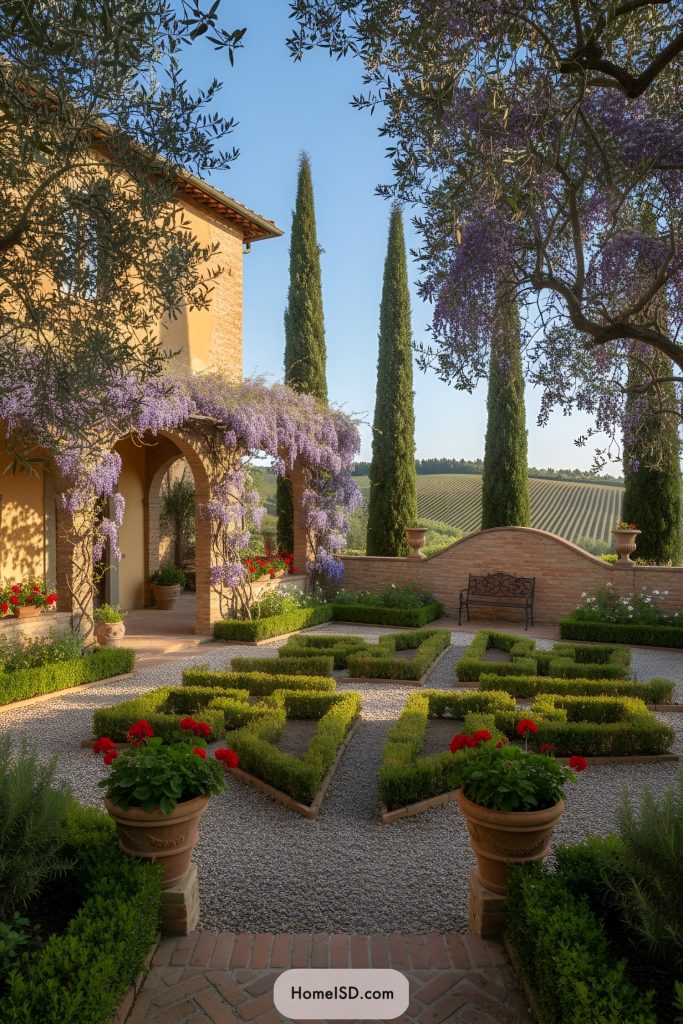 23 Tuscan Landscape Designs With Old World Charm