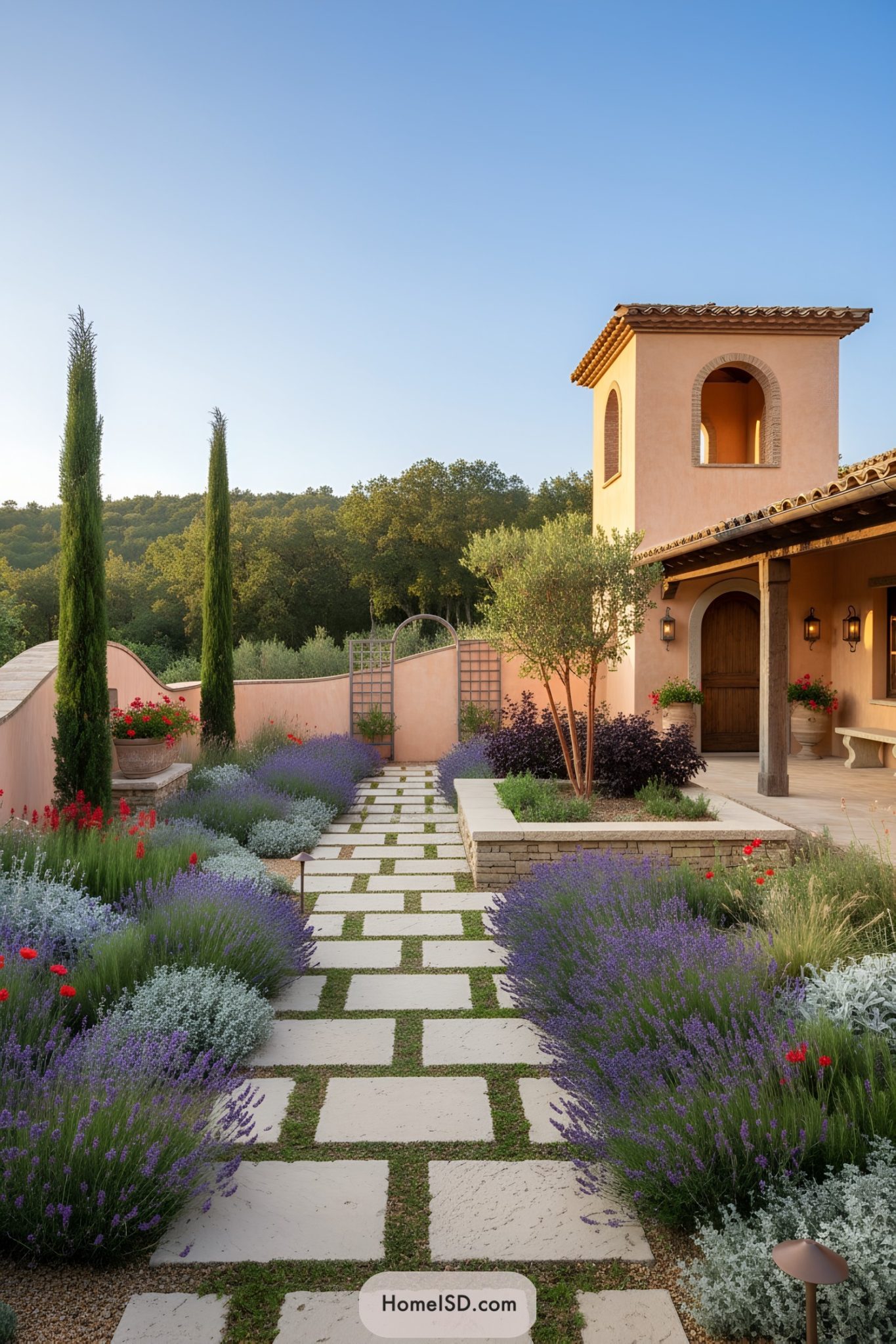 23 Tuscan Landscape Designs With Old World Charm