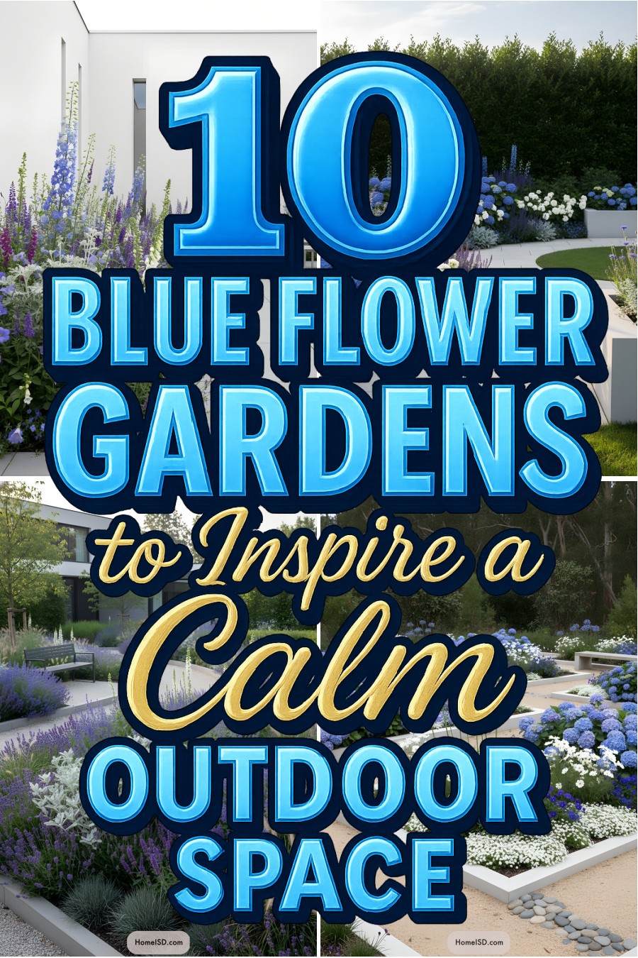 10 Blue Flower Gardens to Inspire a Calm Outdoor Space