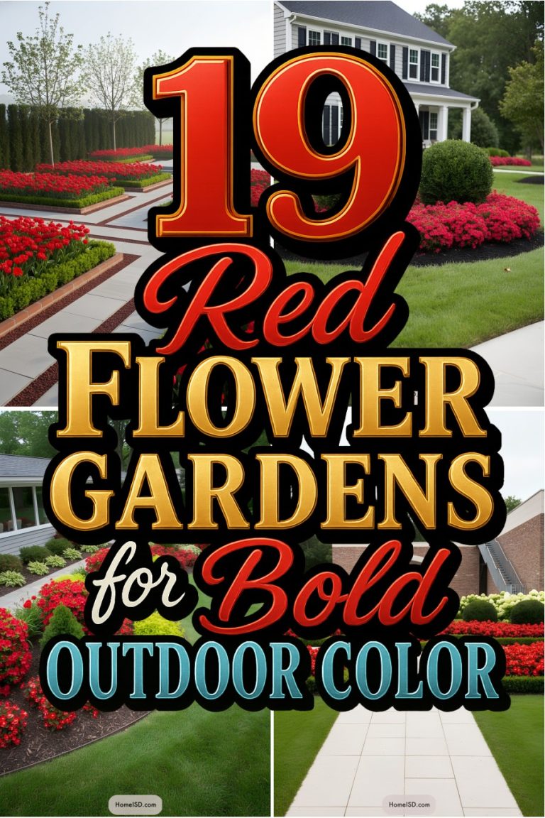 19 Red Flower Gardens for Bold Outdoor Color