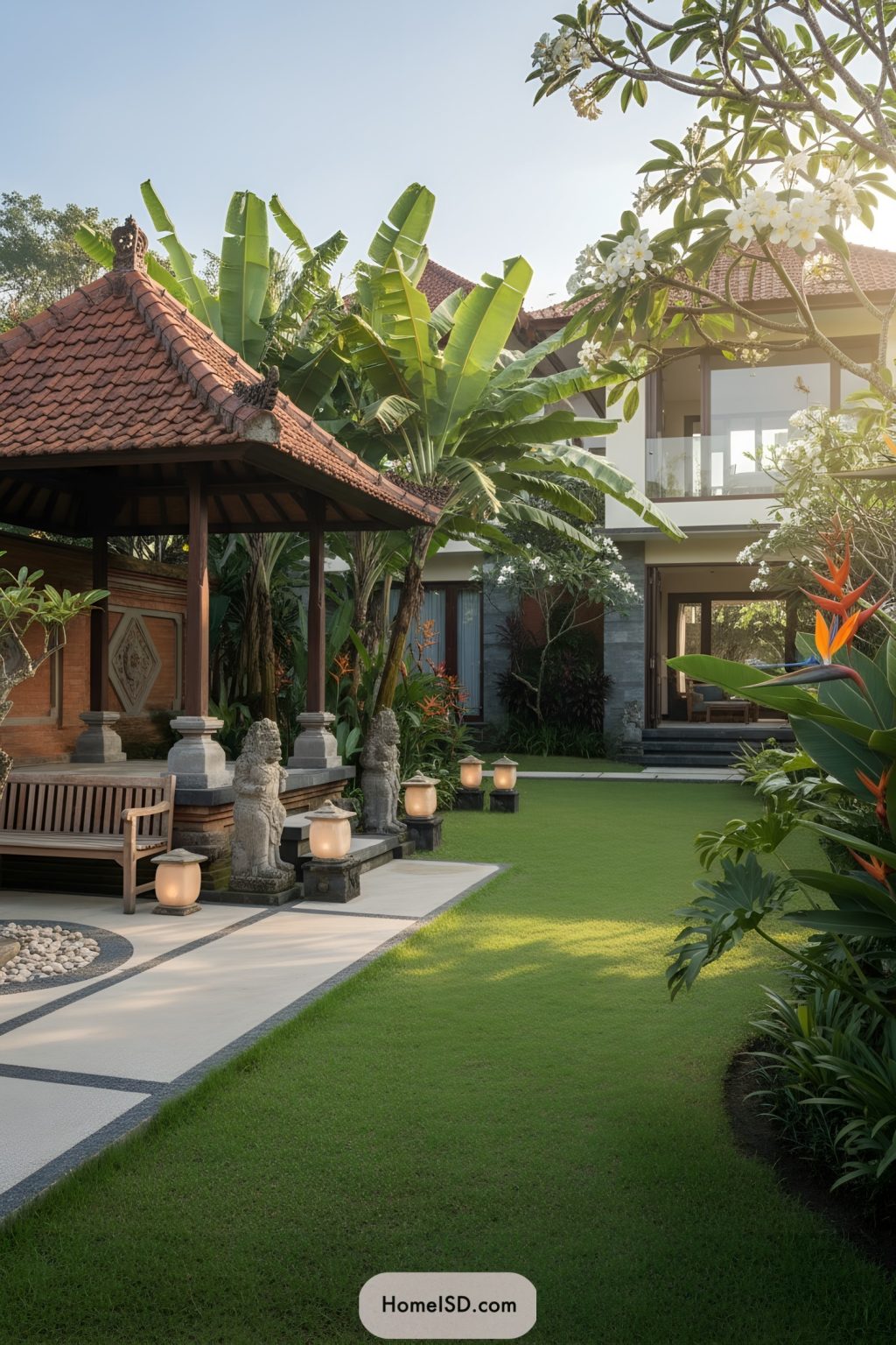 25 Bali Landscape Designs for Magical Tropical Outdoor Spaces