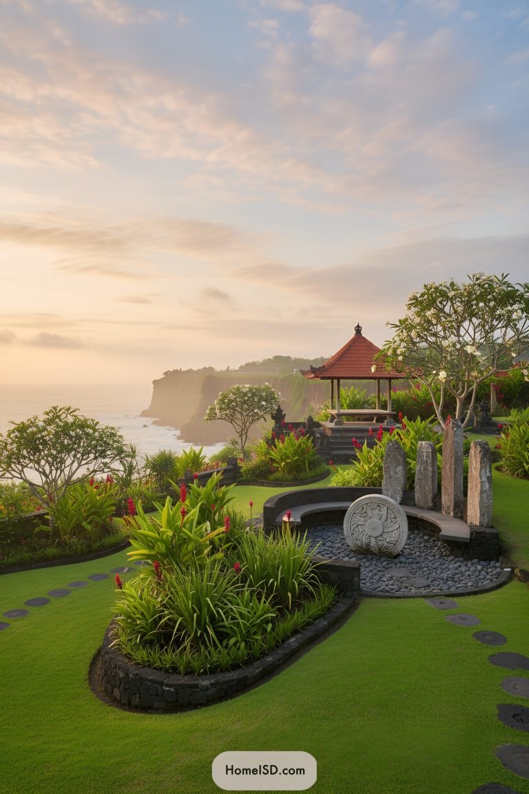 25 Bali Landscape Designs for Magical Tropical Outdoor Spaces