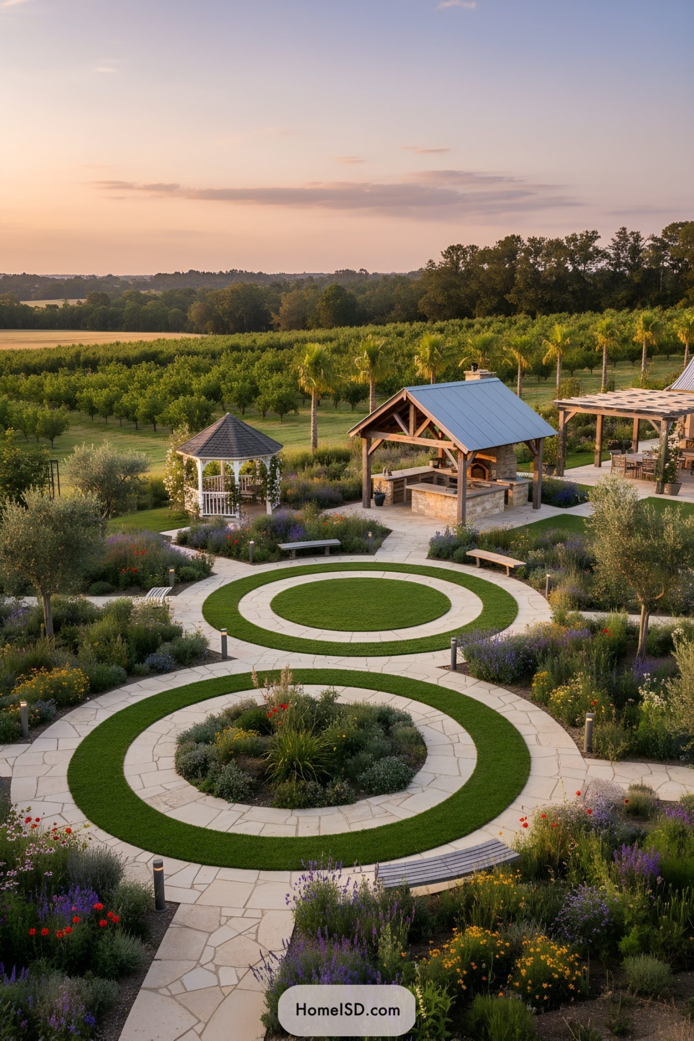 26 Farmhouse Landscape Designs That You'll Fall in Love With