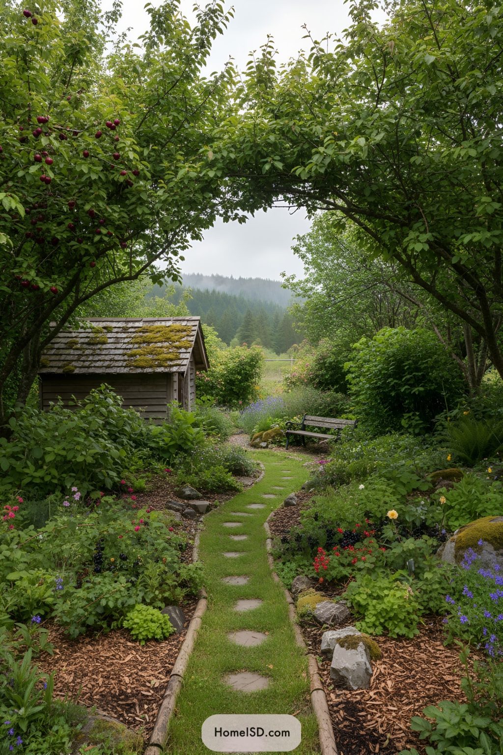 25 Forest Landscape Designs for Spaces Among Trees