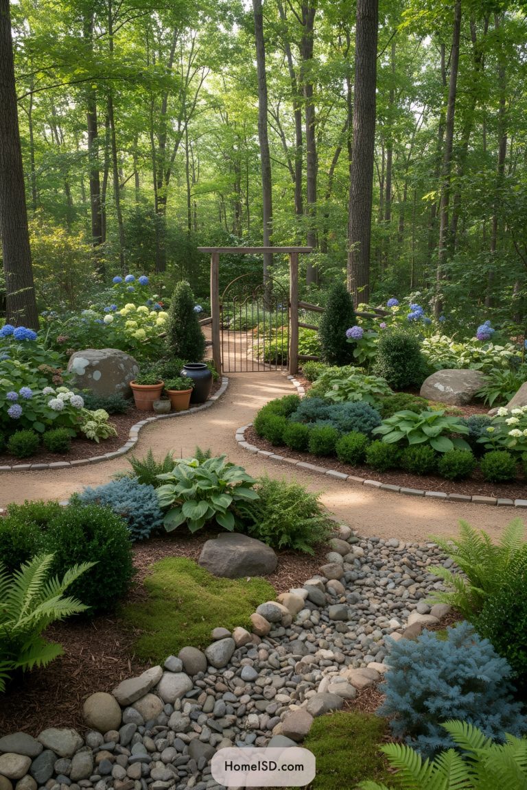 25 Forest Landscape Designs for Spaces Among Trees