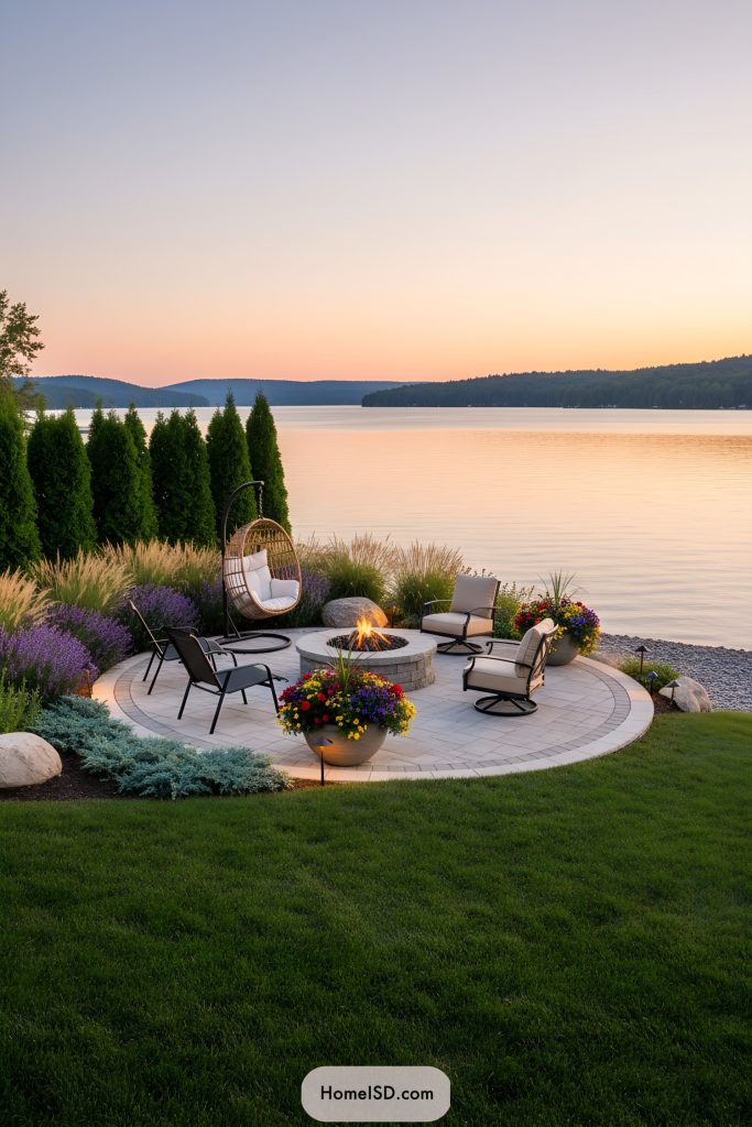 25 Lakeside Landscape Designs for Blue-Green Balance
