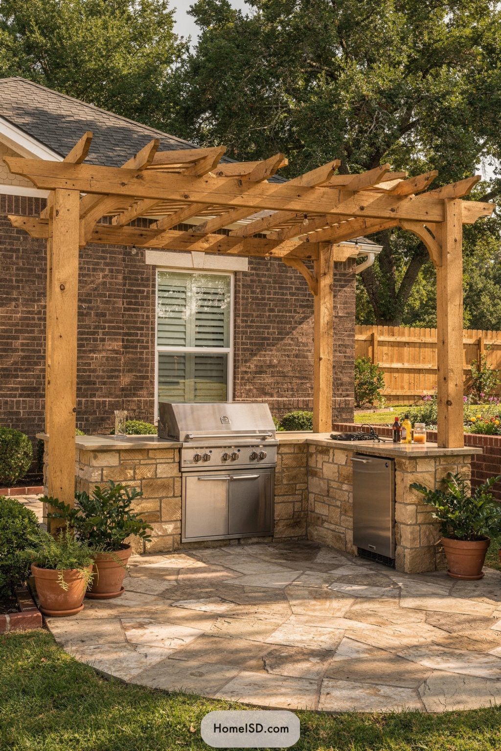 19 BBQ Pergolas Designed for Stylish Outdoor Cooking
