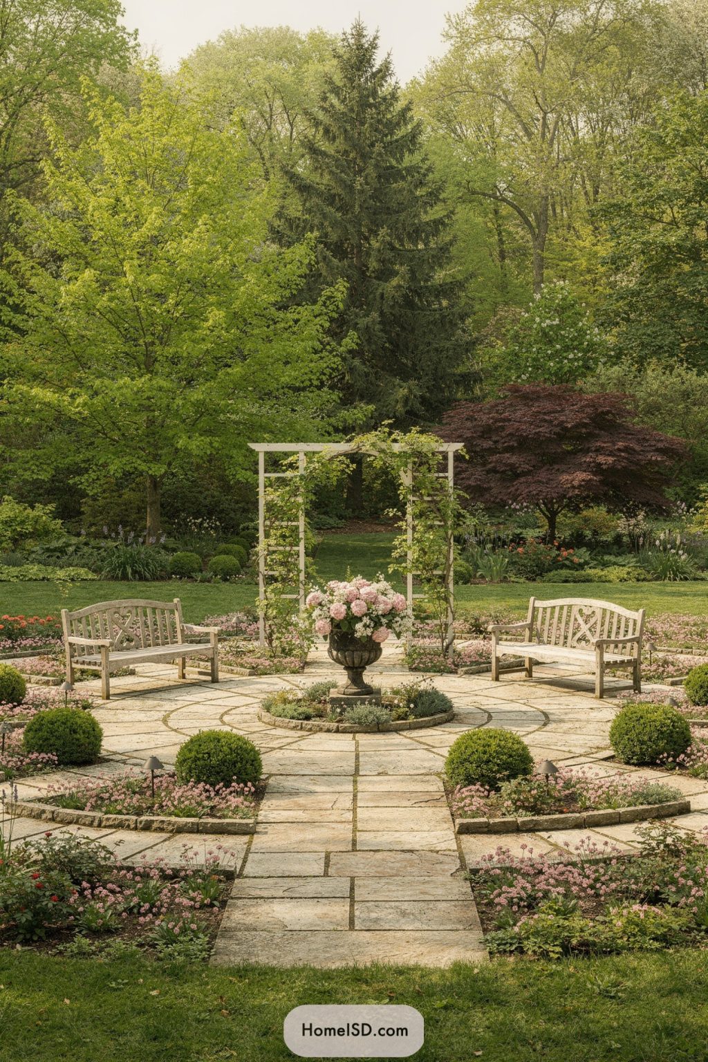 26 English Style Landscape Designs with Timeless Garden Charm