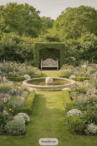 26 English Style Landscape Designs with Timeless Garden Charm