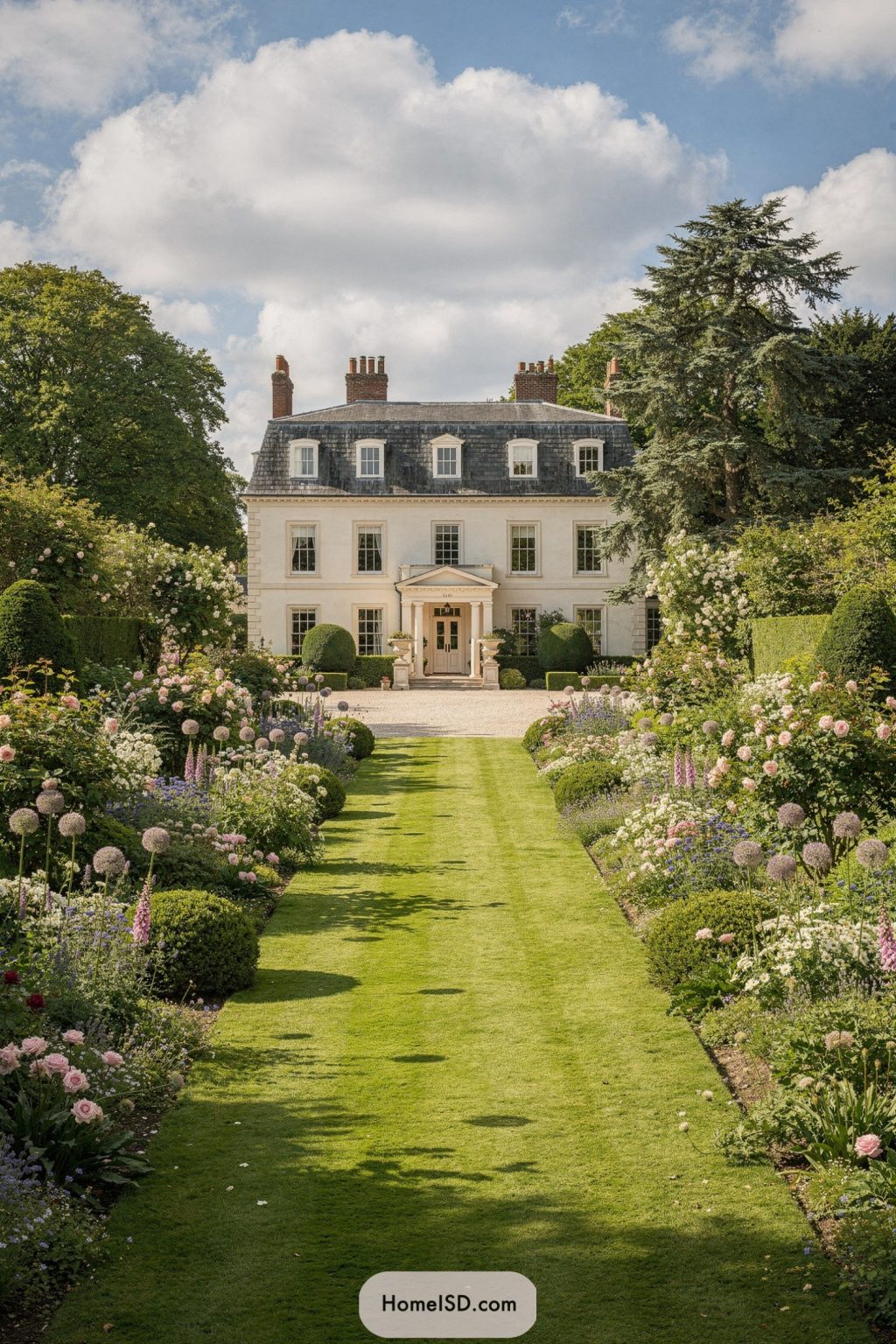 26 English Style Landscape Designs with Timeless Garden Charm